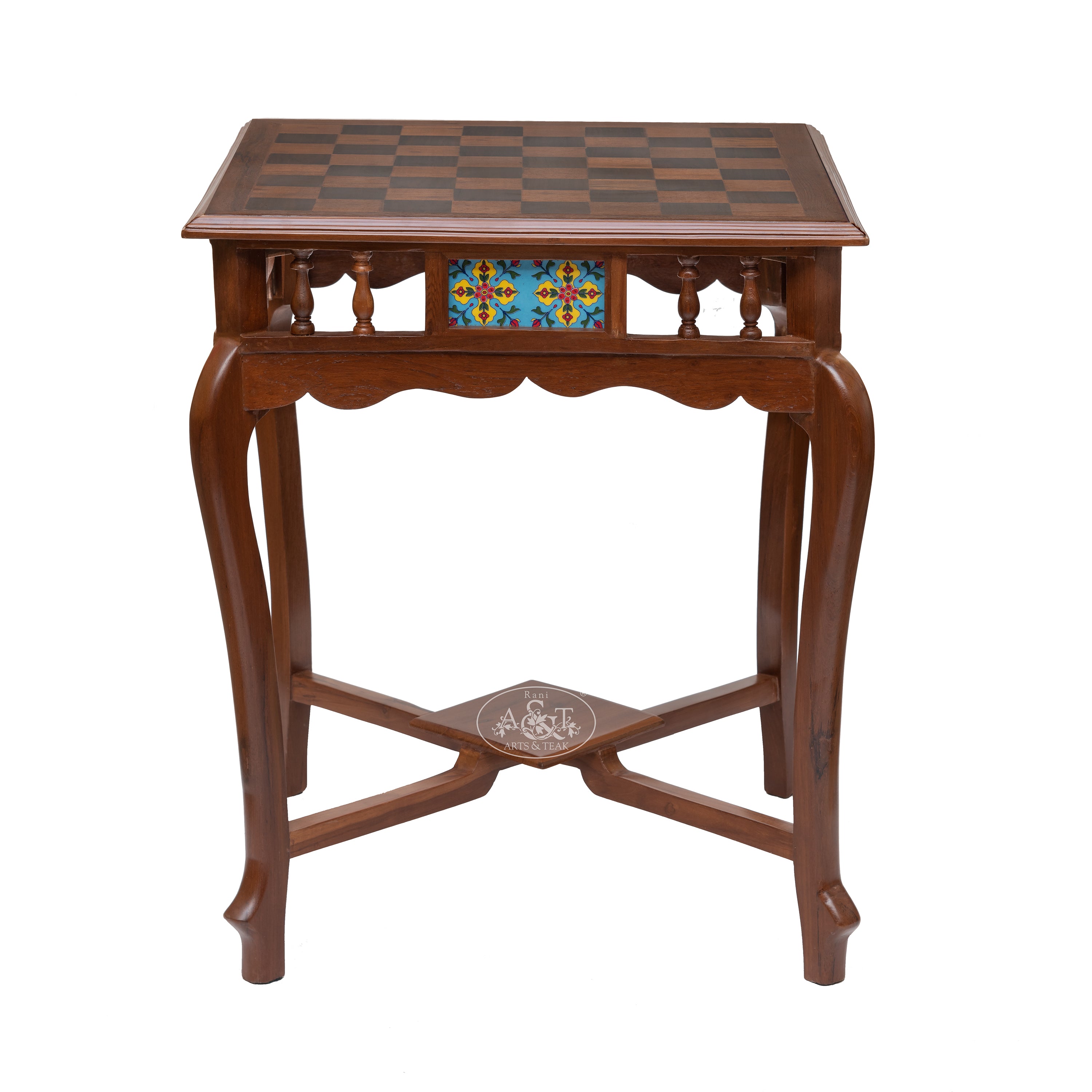 Teakwood Chess Table - Rani Arts & Teak – RANI ARTS & TEAK