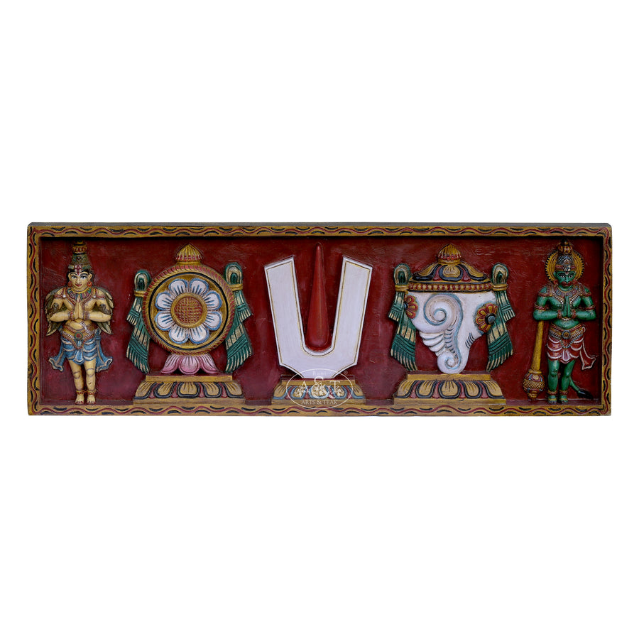 Shank Chakra Namam Panel – RANI ARTS & TEAK