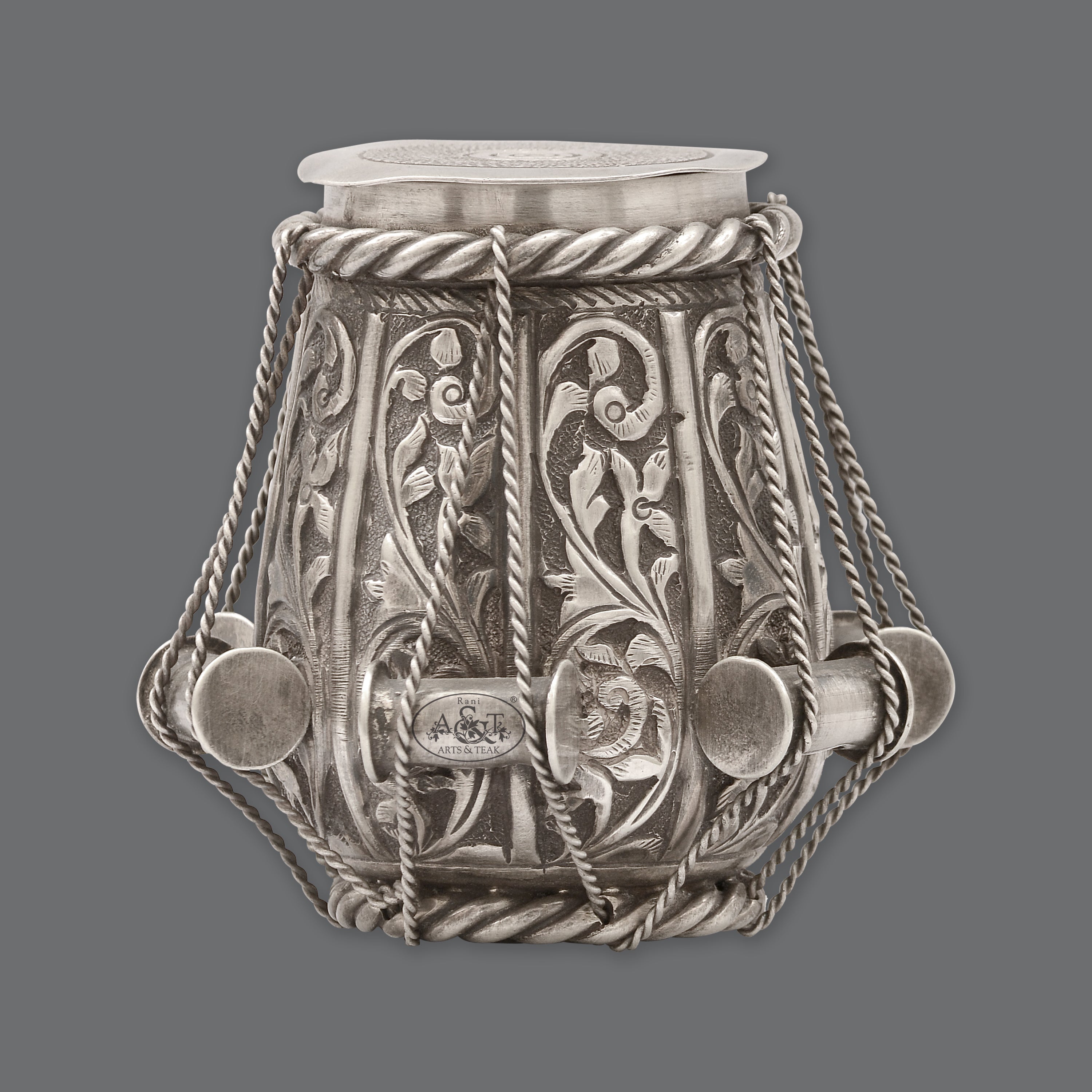 Silver Tabla Box – RANI ARTS & TEAK