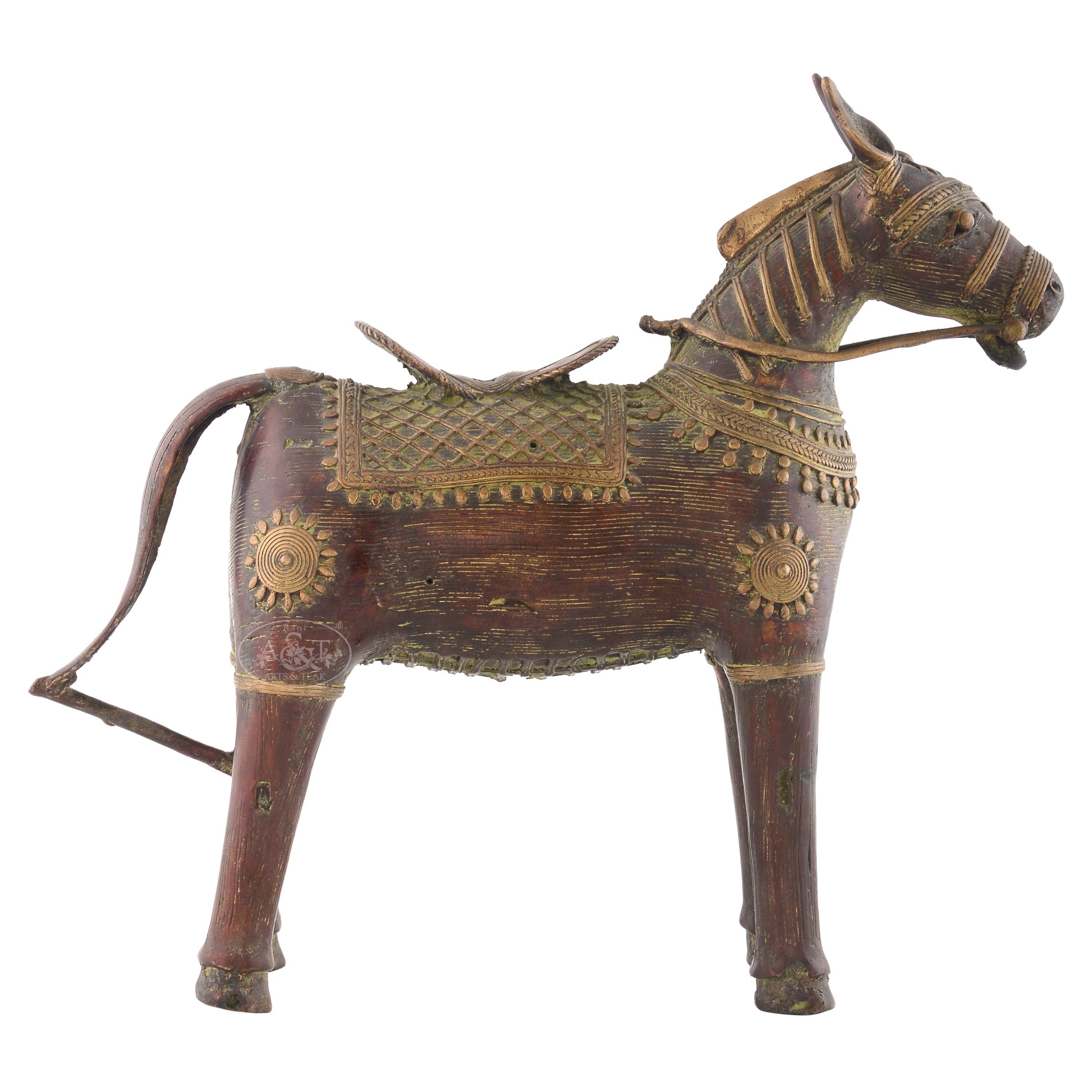 Bronze Tribal Horse (Dokra)- Rani Arts & Teak – RANI ARTS & TEAK