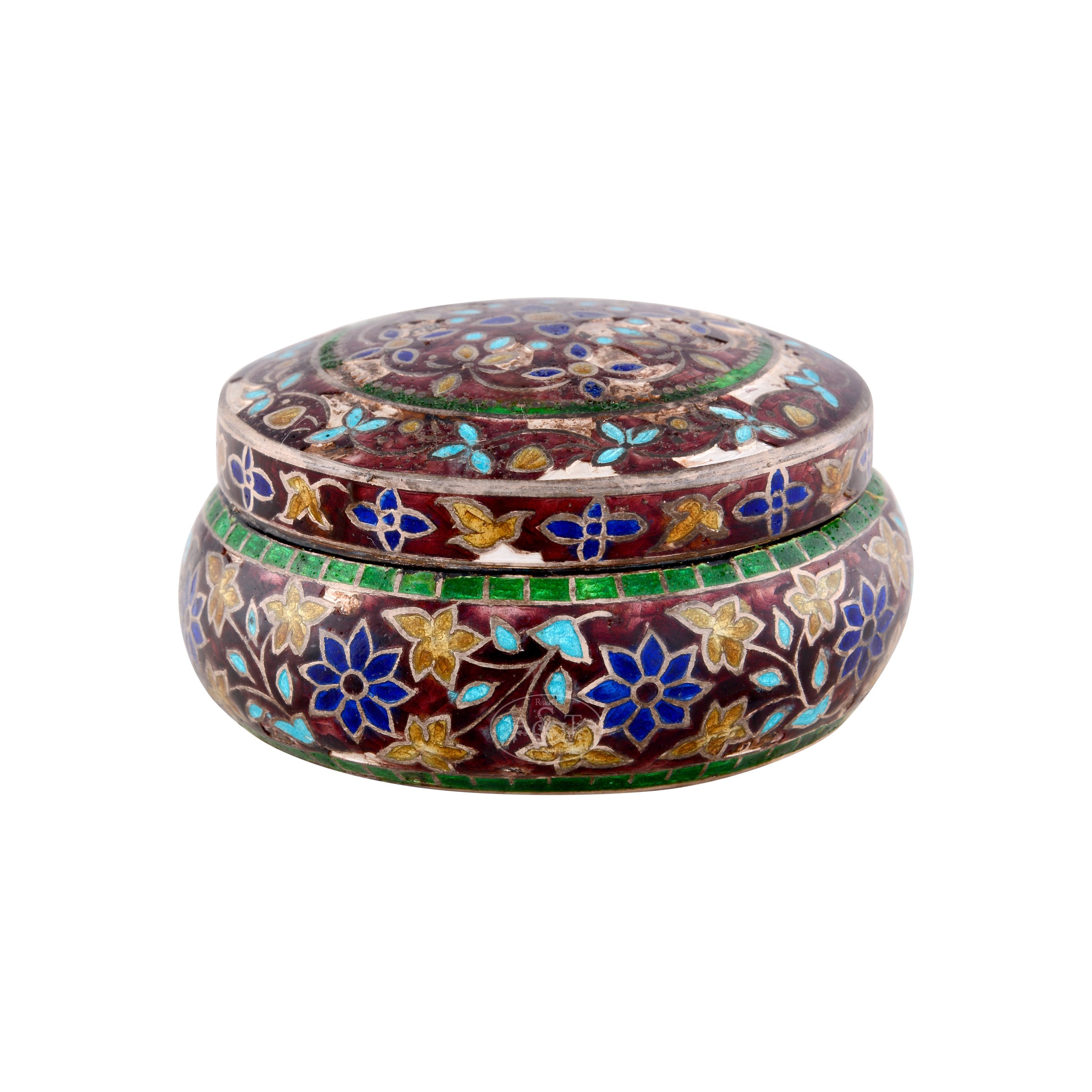 Silver Enamel Box – RANI ARTS & TEAK