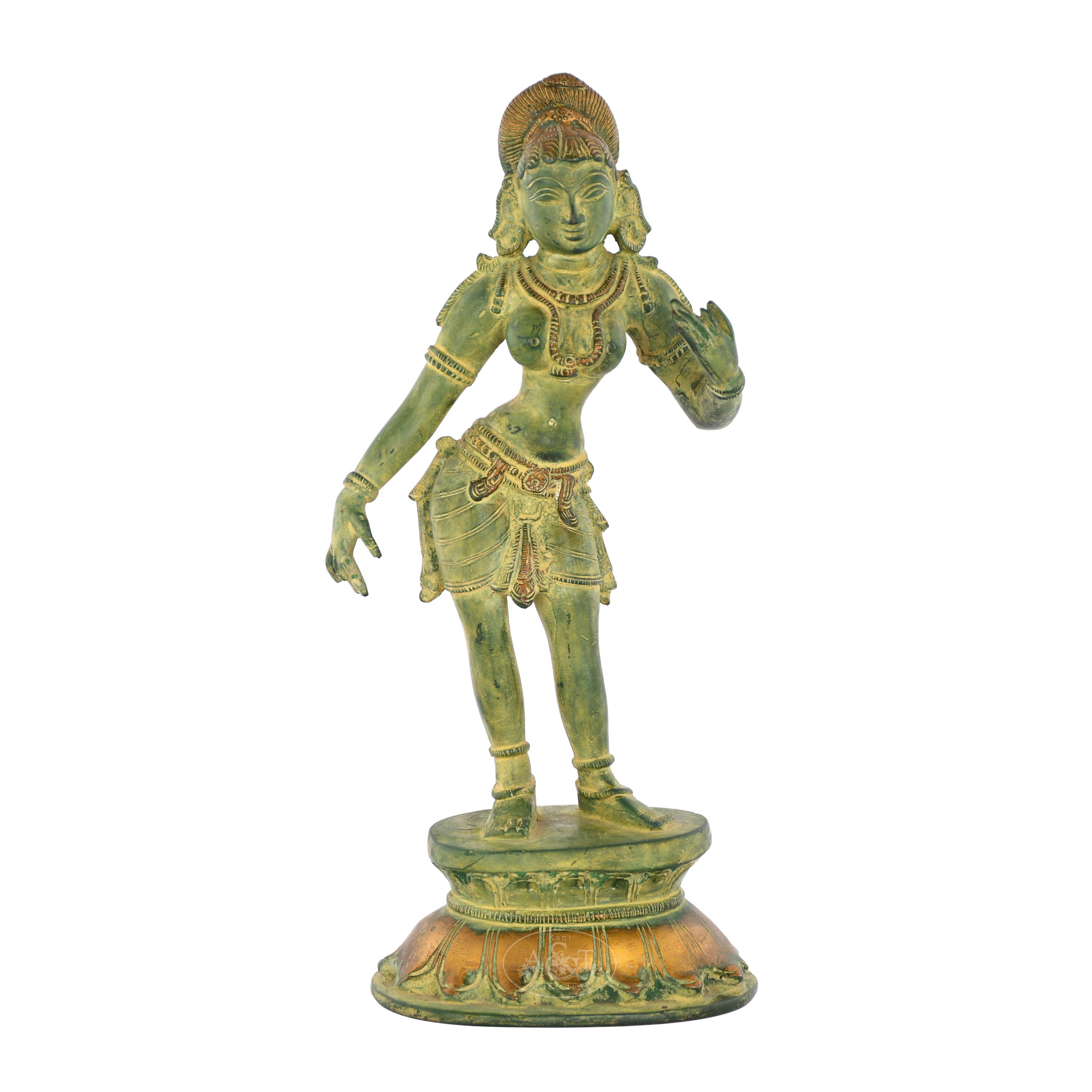 Get Brass Dancing Lady statue -Antique design- Rani Arts & Teak – RANI ...