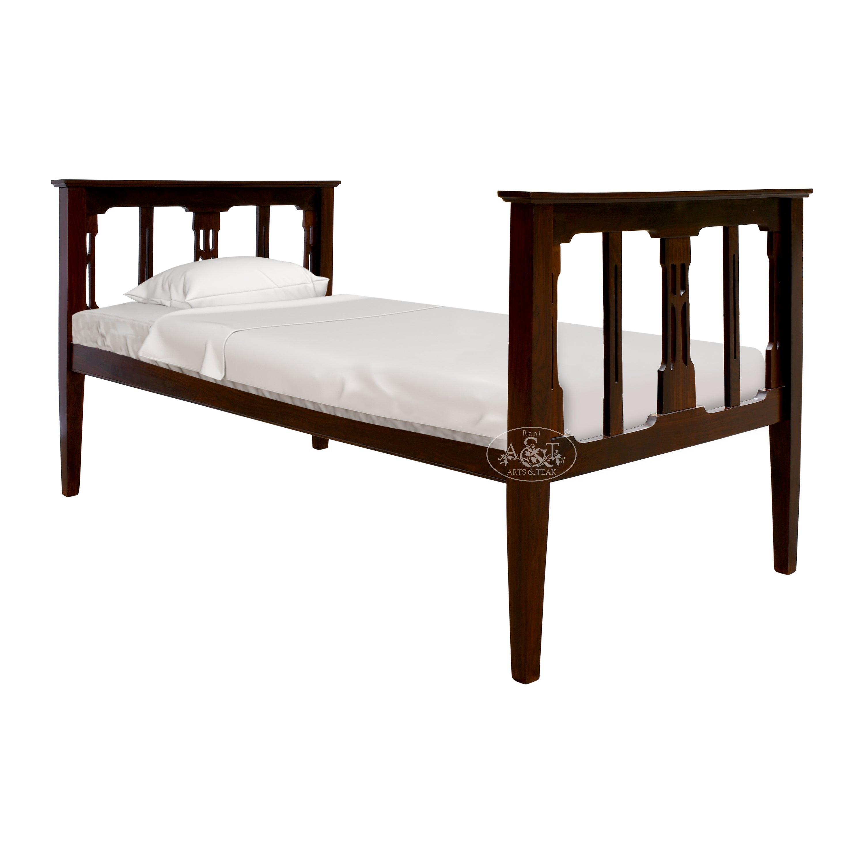 Rosewood Cot in colonial style for bedroom - Rani Arts & Teak – RANI ...