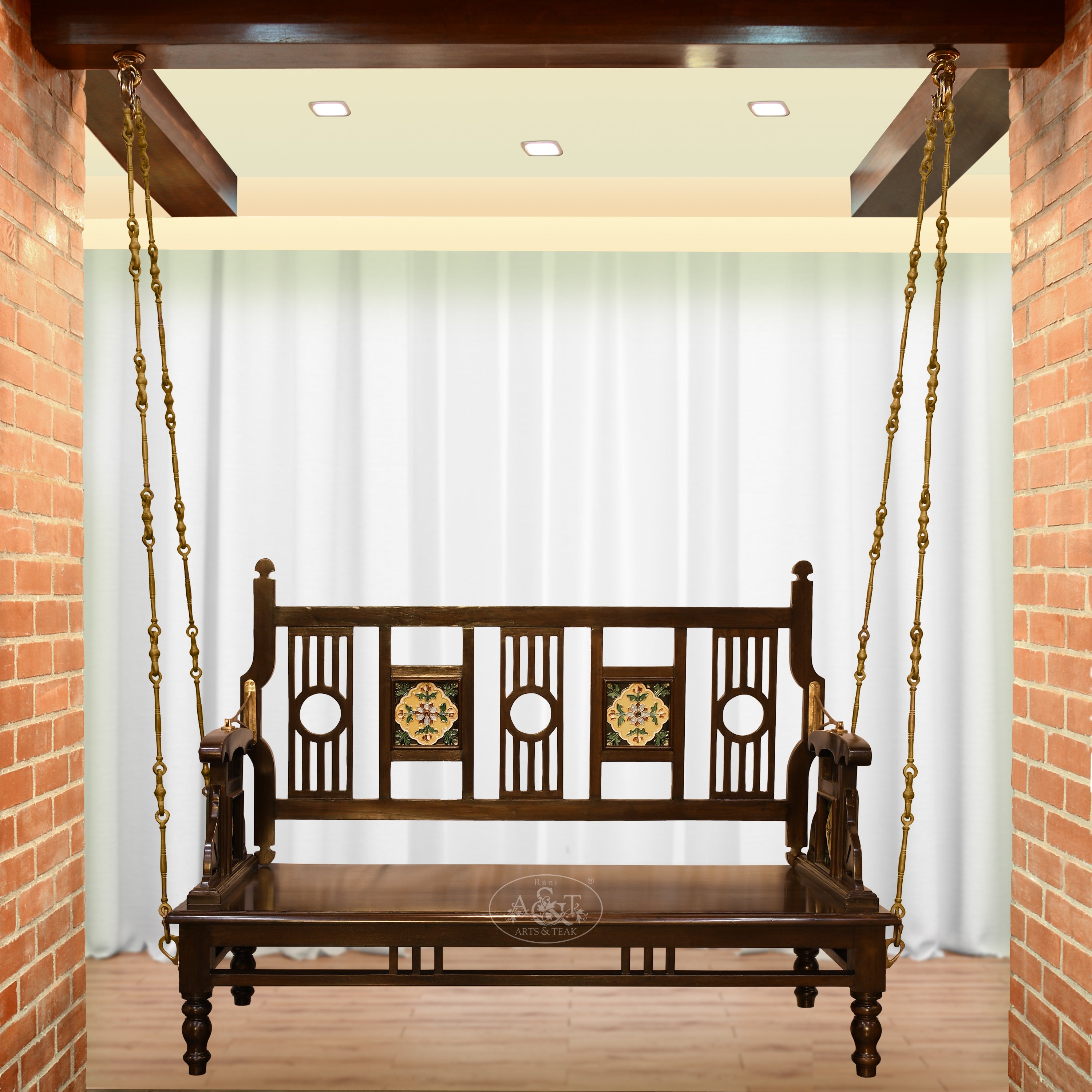 Indian Wooden Swing Swing / Jhula Wooden – Evolvekart®